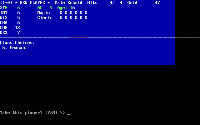 Download Oubliette rpg for DOS (1983) - Abandonware DOS