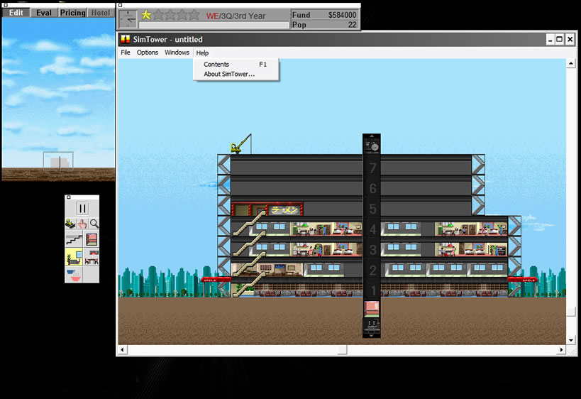 Optimal layout for sim tower - pereinvestments