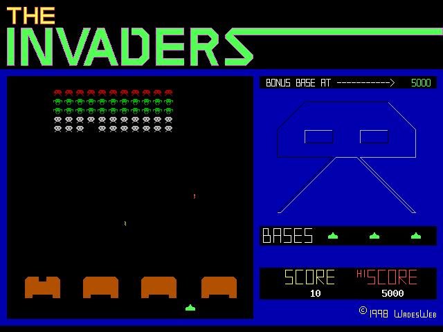 Download The Invaders (DOS, Windows XP/98/95) game - Abandonware DOS